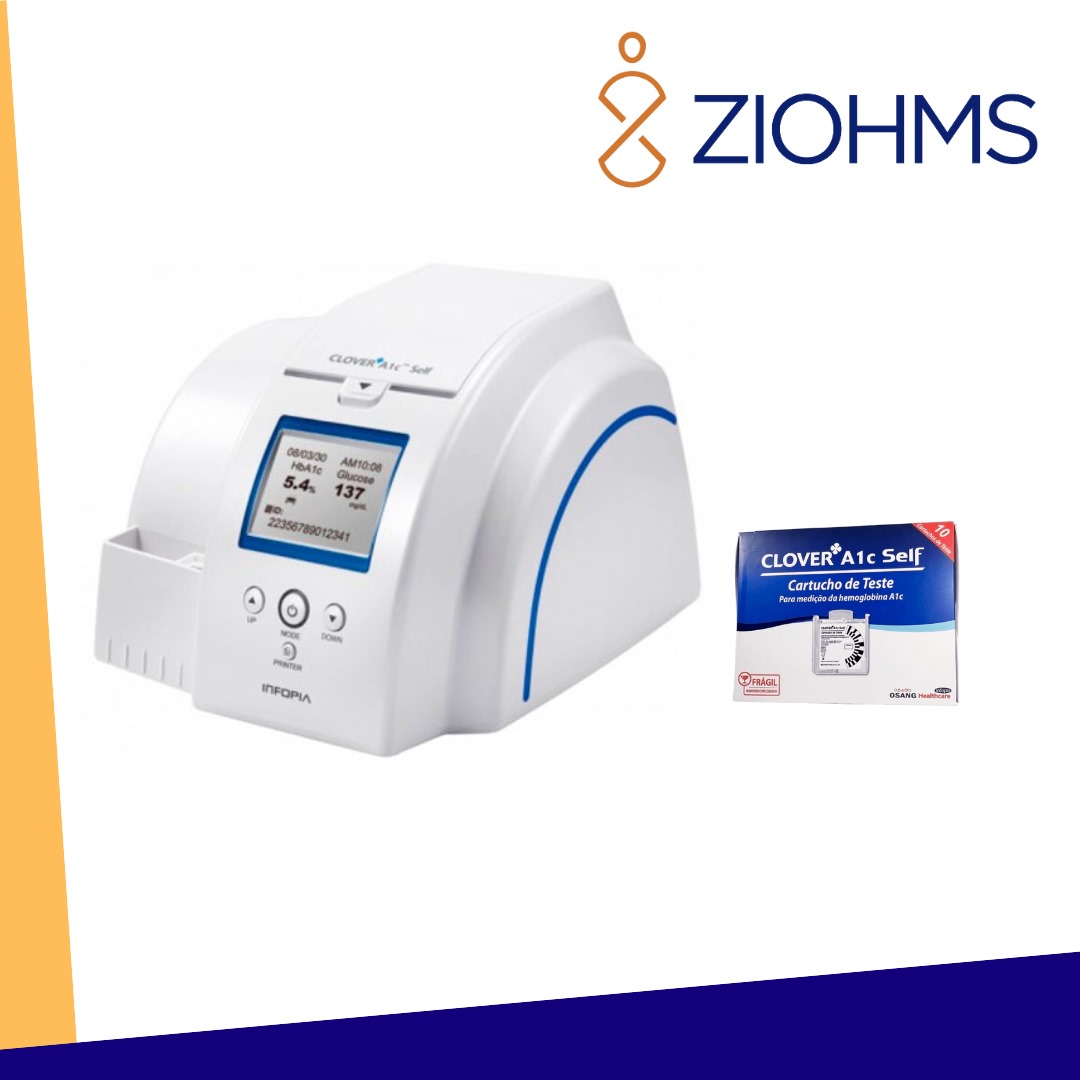 Analizador de hemoglobina Glicosilada Clover Self – Ziohms Equipos ...